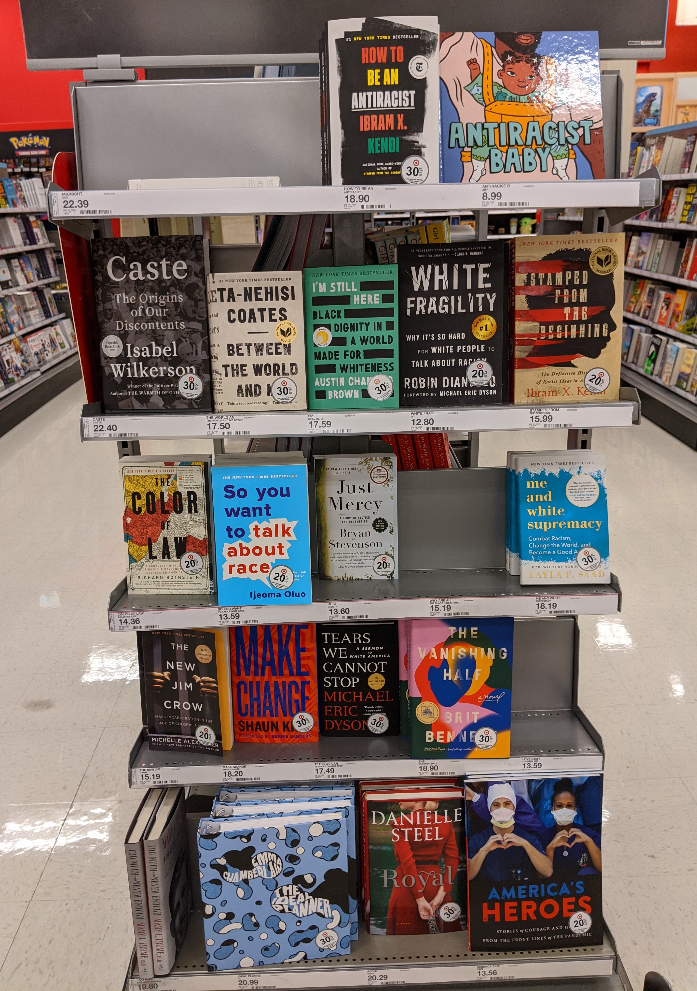 Target playing Anti Racist Woke Propaganda instore